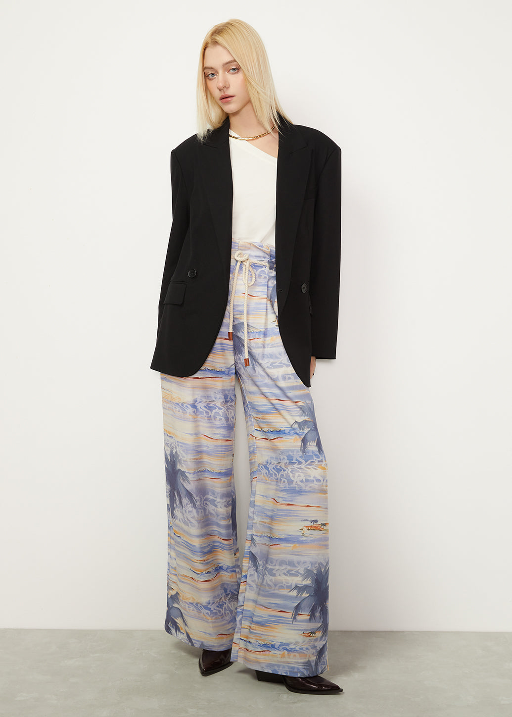 SEA PRINTED PANTS – C P S Official Store