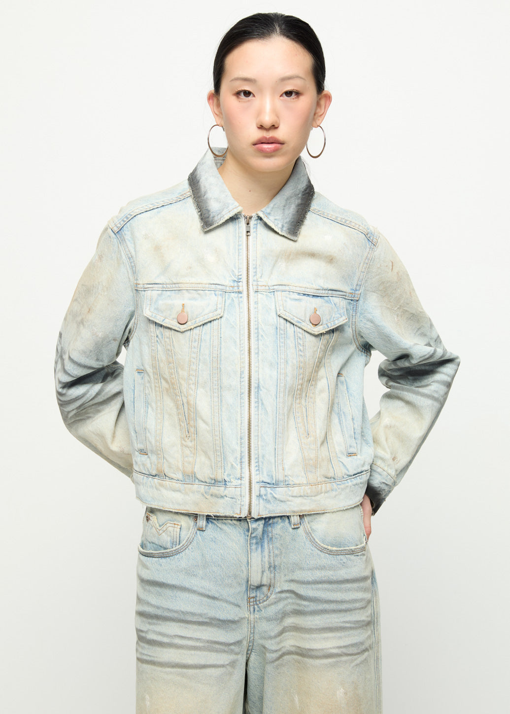 DENIM JACKET WITH MILLI – C P S Official Store