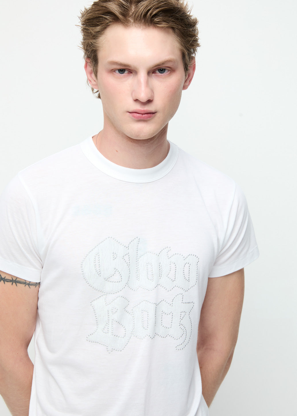 GLOW BACK GRAPHIC BABY TEE – C P S Official Store