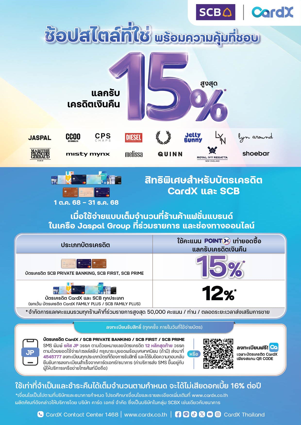 Credit Card: SCB – C P S Official Store